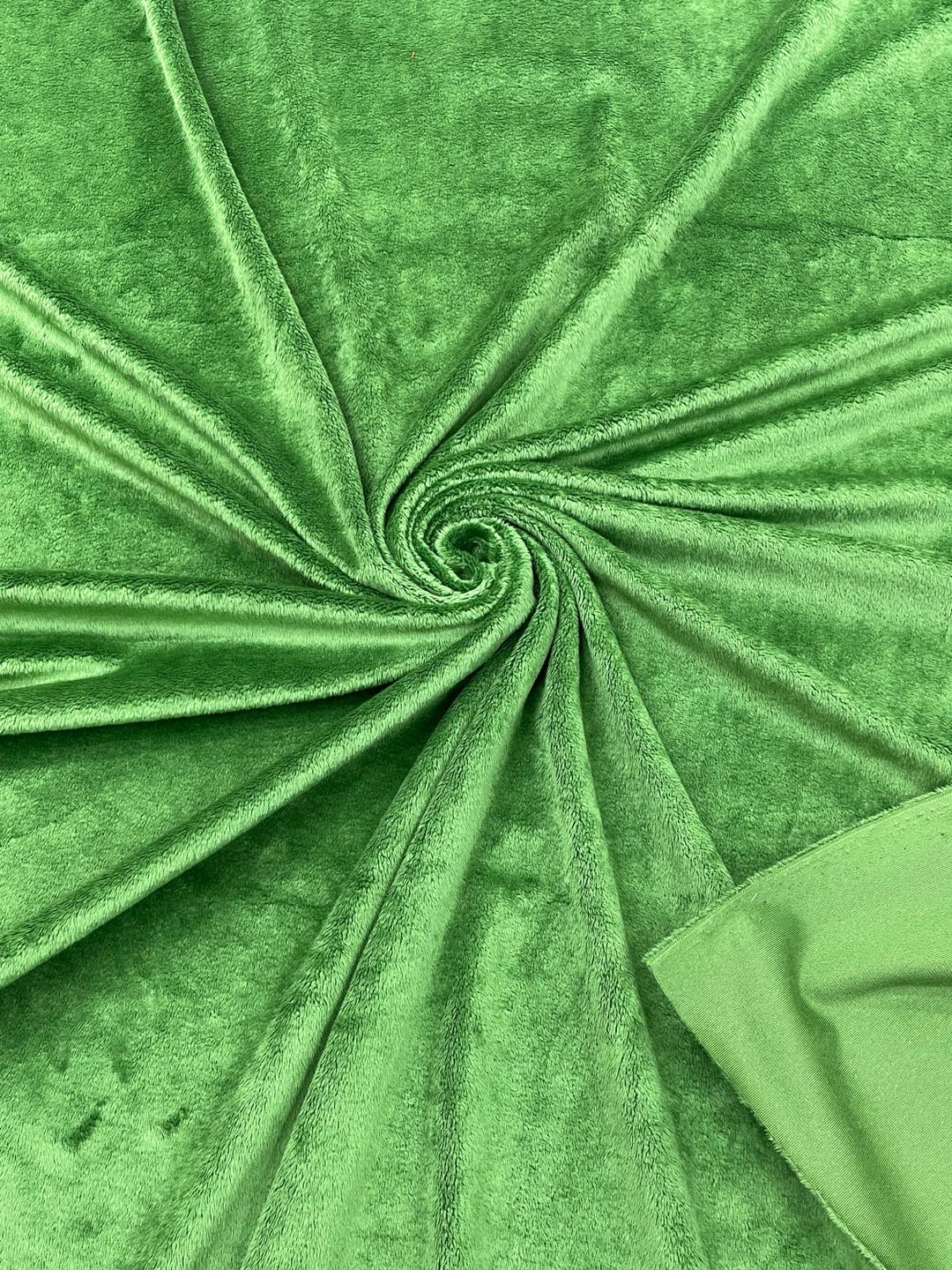 Mint Green Minky Fabric by the Yard, Ultra Soft Fabric, 3.mm Pile, 2 ...