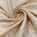 Peach Fish Net Fabric, Cast Net Design Sequins Embroidery on Mesh Lace ...