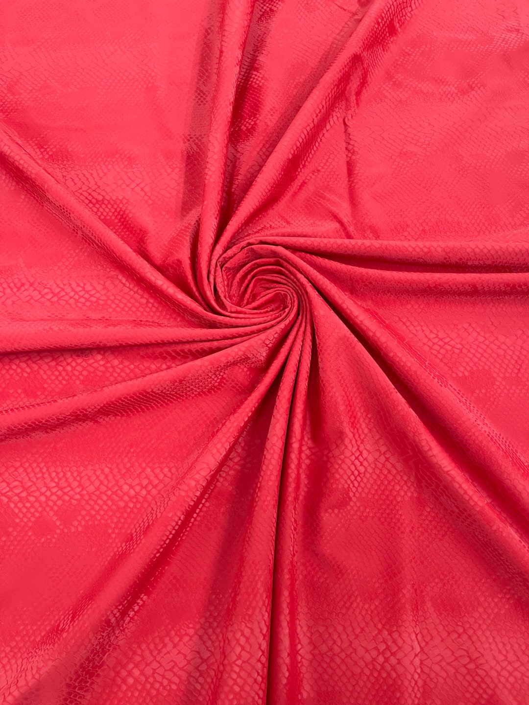 Red Matte Snake Print Spandex Fabric: Apparel, Leggings, Costume - 60 ...