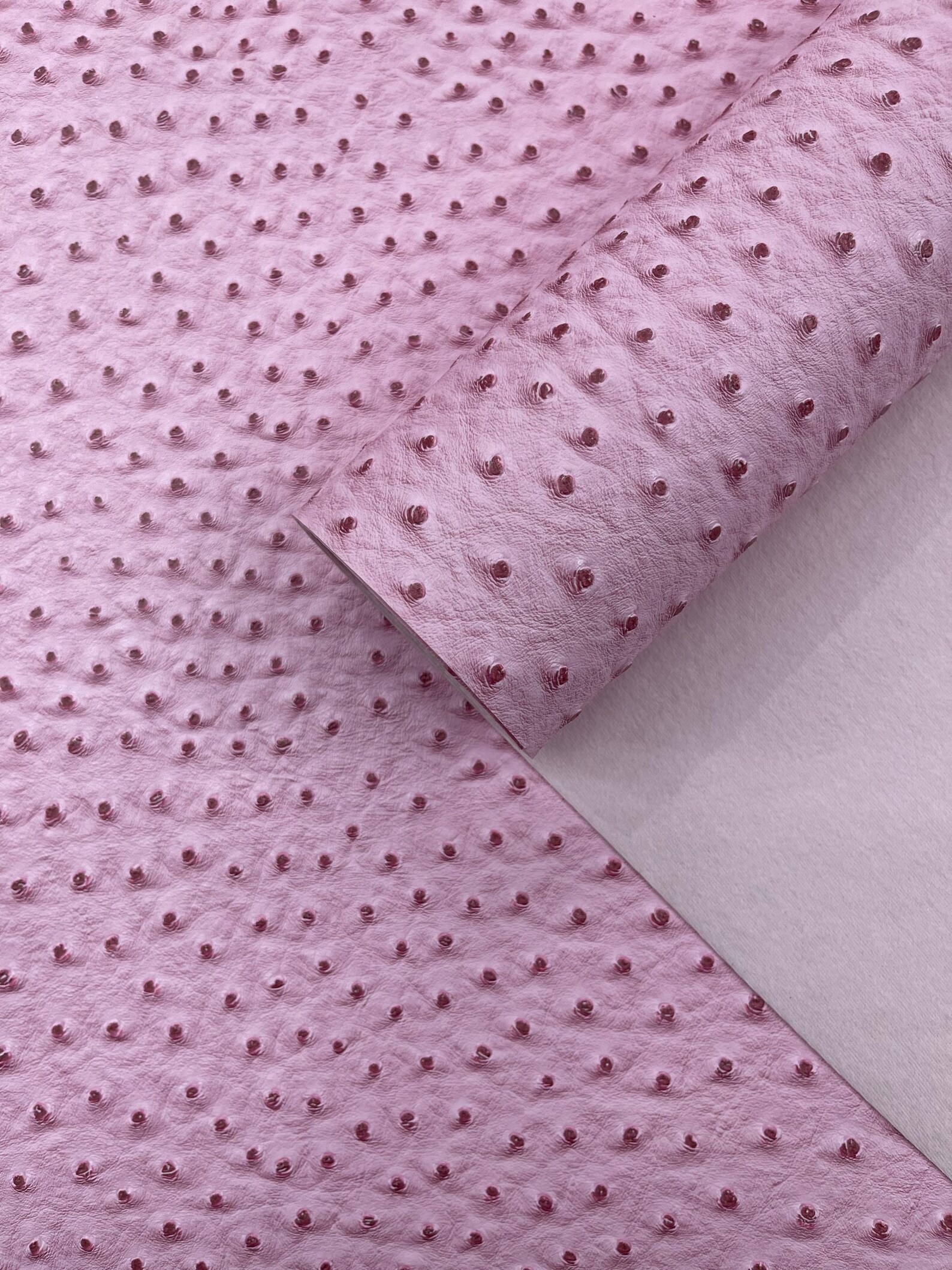 Pink Ostrich Embossed Vinyl Fabric: 54" Wide Faux Leather Upholstery - Etsy