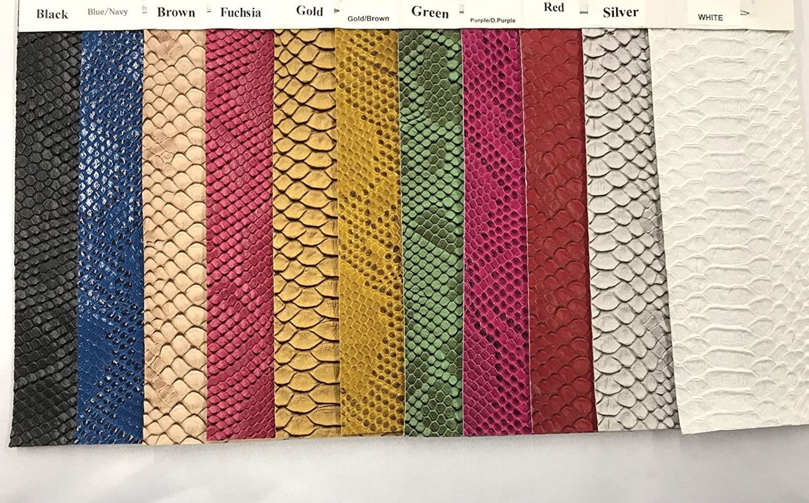 Gold Matte Faux Viper Snake Skin Vinyl-faux Leather-3d Scales-sold ...