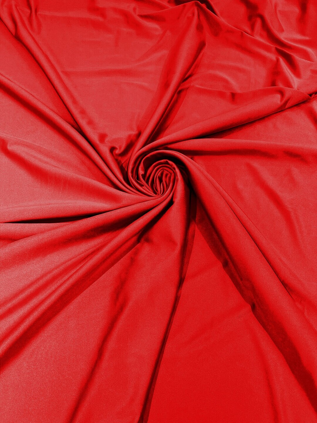 Red Shiny Spandex Fabric: 4-way Stretch Milliskin, 58" Wide - by the ...