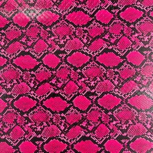 Hot Pink Snake Skin Embossed Vinyl: Python Faux Leather Upholstery ...