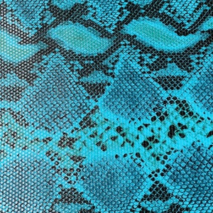 Carribean Python Snake Vinyl Fabric - by the Yard Upholstery Purses ...