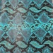 Carribean Python Snake Vinyl Fabric by the Yard Upholstery - Etsy