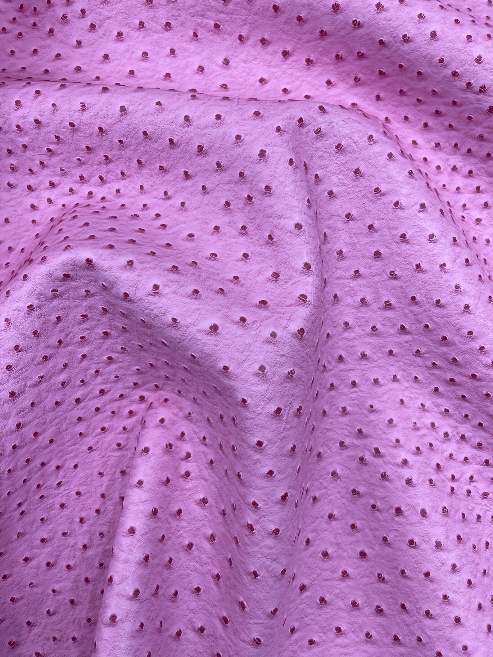 Pink Ostrich Embossed Vinyl Fabric: 54" Wide Faux Leather Upholstery - Etsy