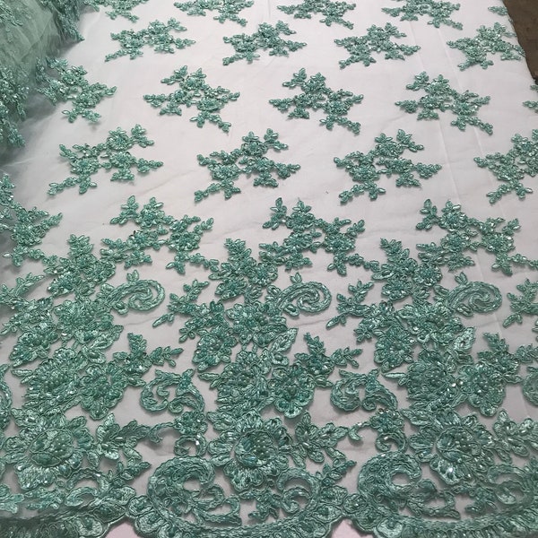 Mint Lace - Etsy