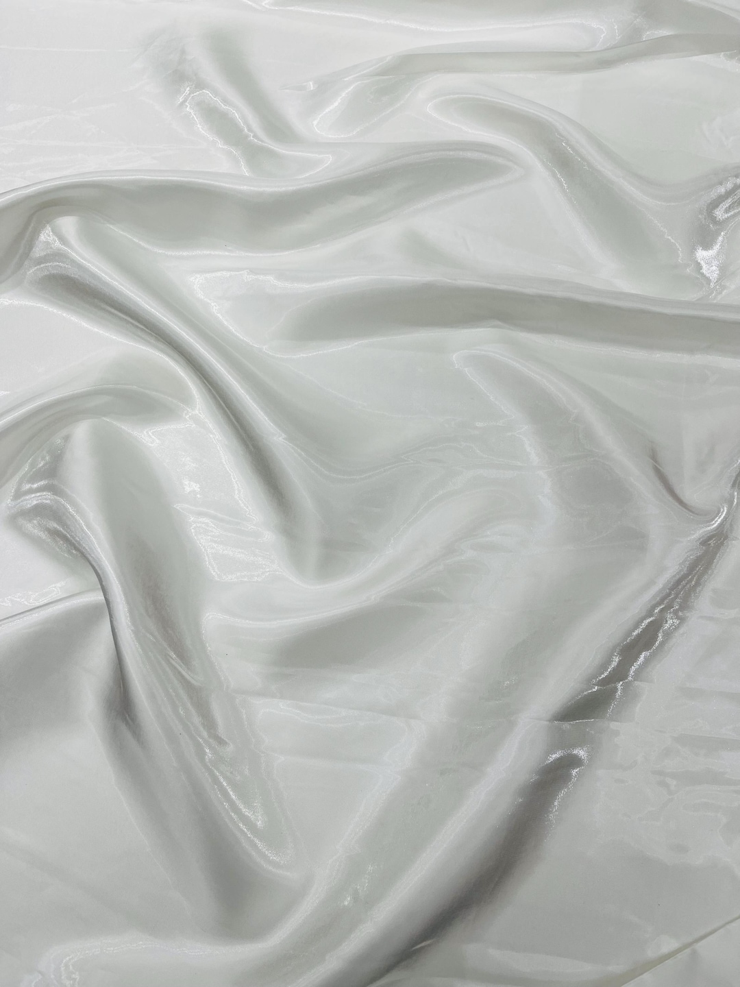 Off White Liquid Crystal Silk Satin by Yard, Liquid Bridal Satin, Water ...