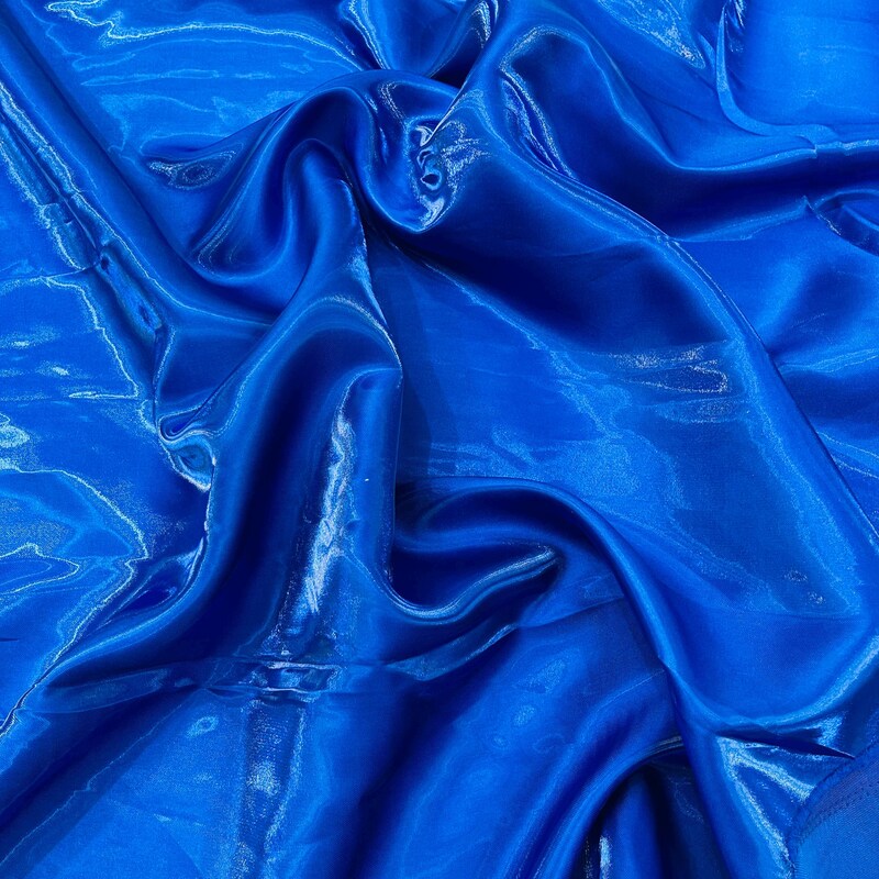 Blue Liquid Satin Dress - Etsy