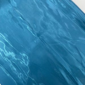 Teal Blue Liquid Satin Fabric: Ultra Glossy Bridal Satin by the Yard - Etsy