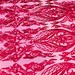 Fuchsia Floral Embroidered Lace Fabric, Wedding Gown Mesh Lace, by the ...