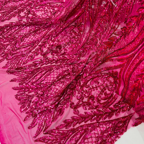 Fuchsia Fabric - Etsy