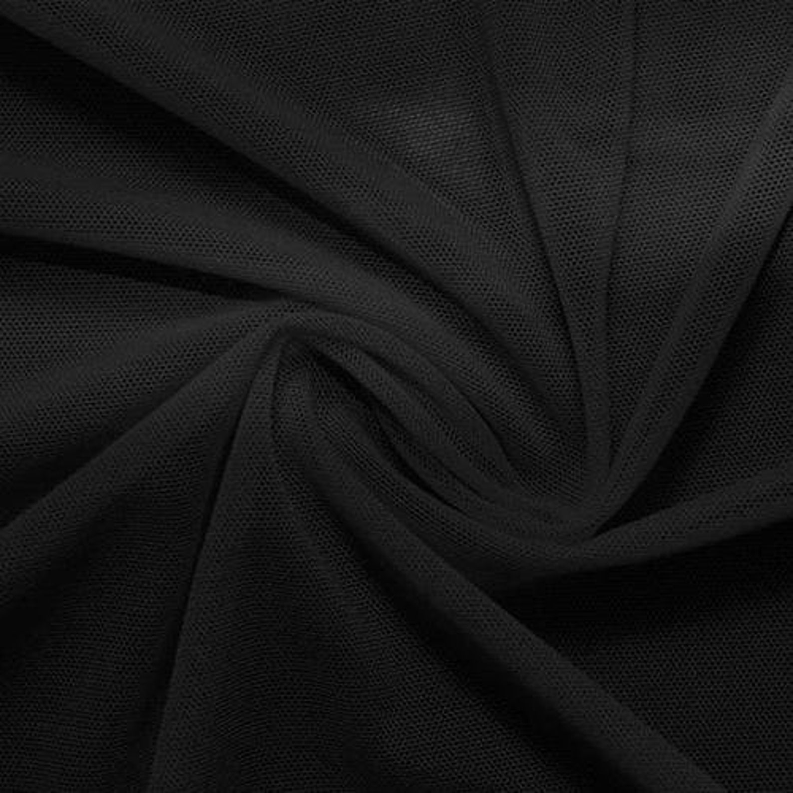 Black Power Mesh Fabric 60" Wide, Sold by the Yard ( Many Colors ) Free ...