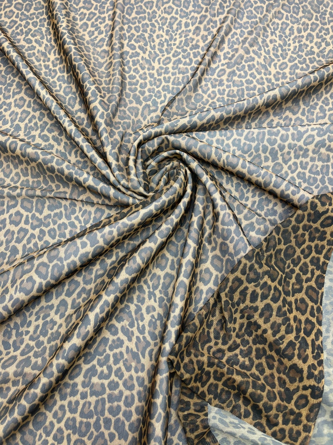 Cheetah Printed Power Mesh Fabric | Cheetah Design | 60" Wide 4 Way ...