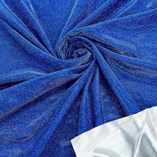 Blue Lurex Fabric - Etsy