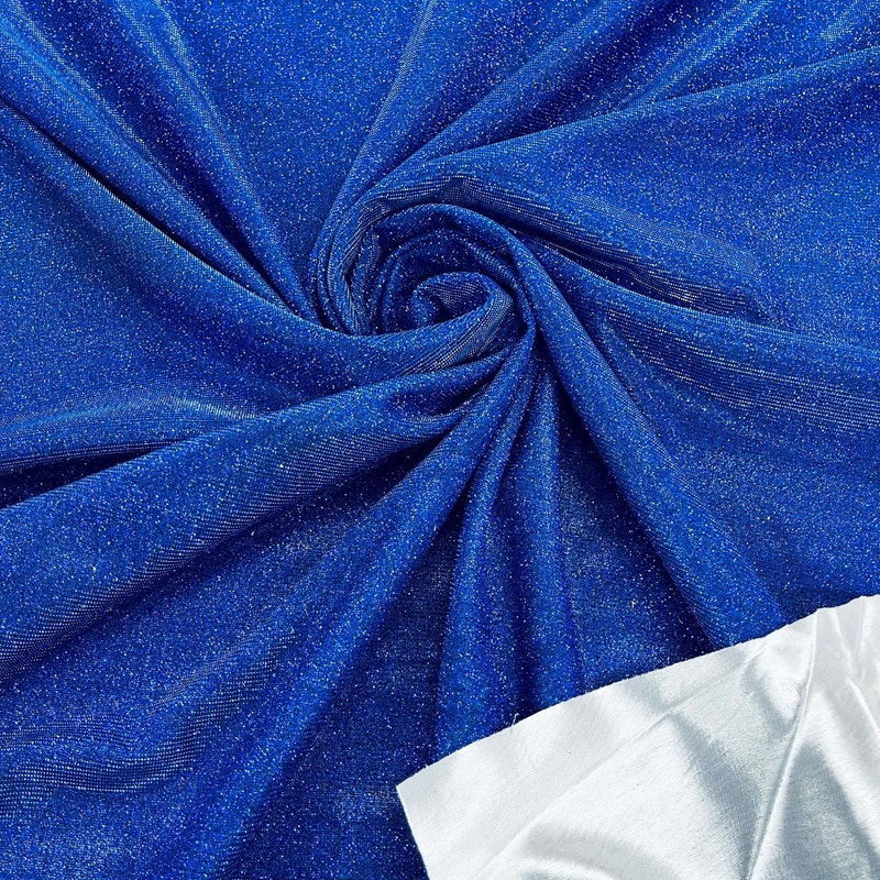 Blue Lurex Fabric - Etsy
