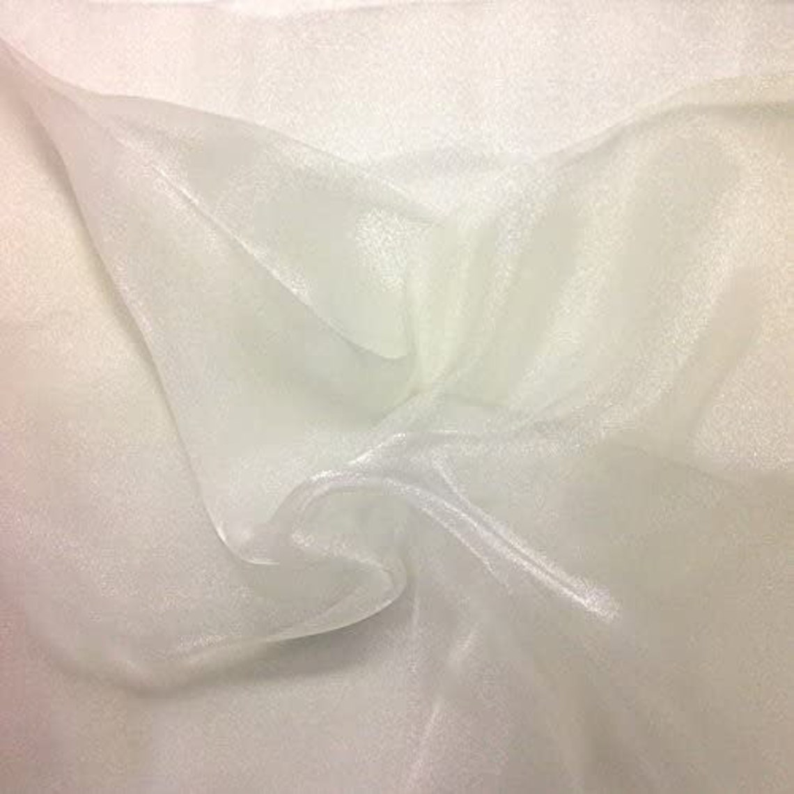 OFF WHITE Sparkle Crystal Sheer Organza Fabric Shiny for - Etsy