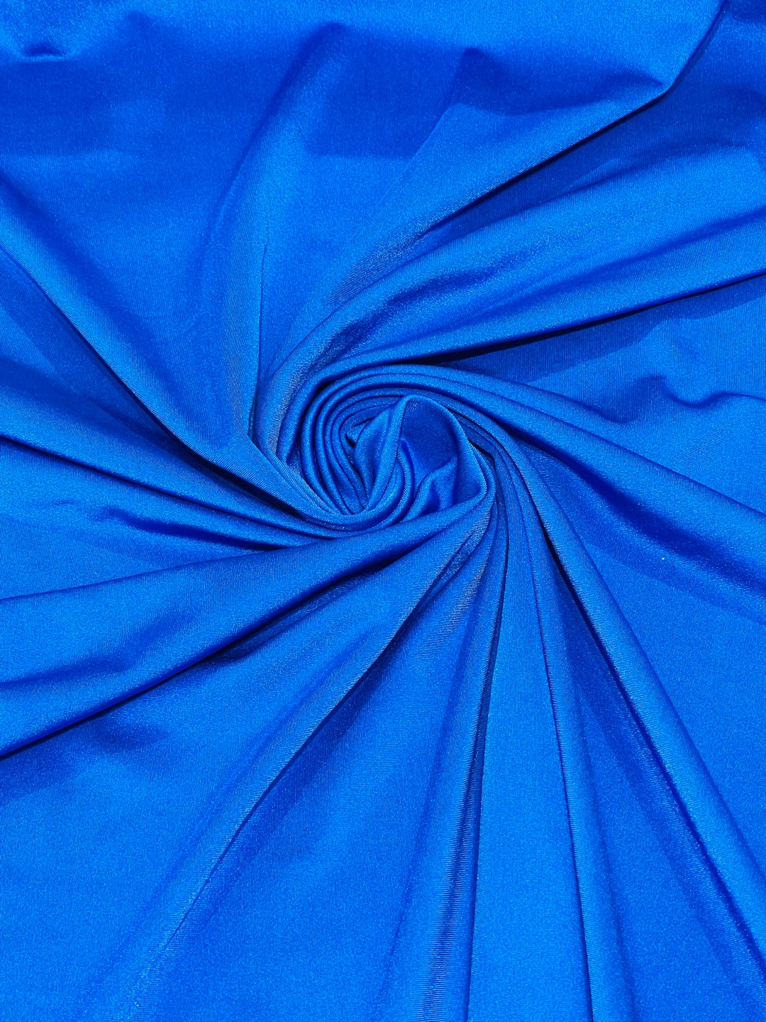 Royal Blue Shiny Spandex Fabric: 4-way Stretch Milliskin, 58" Wide - by ...