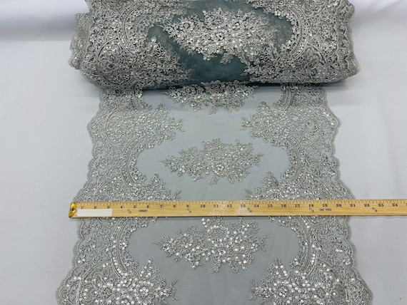 Gray lace by the yard store