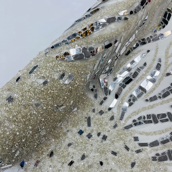 Beaded Velvet Fabric - Etsy