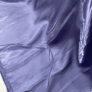 Periwinkle Liquid Crystal Satin Fabric: Ultra Glossy Bridal Satin by ...