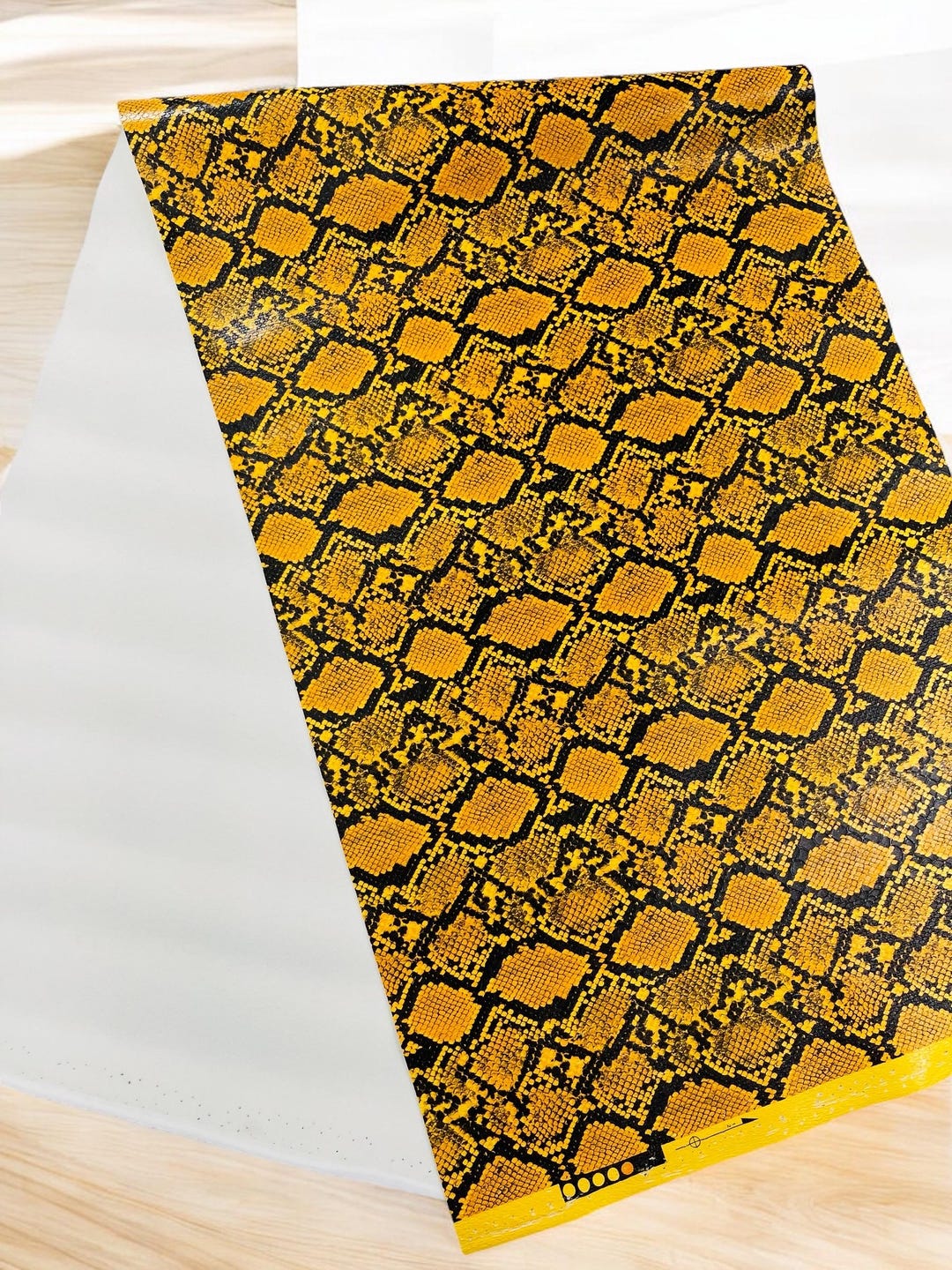 Desert Gold Snake Skin Embossed Vinyl - Python Snake Upholstery ...