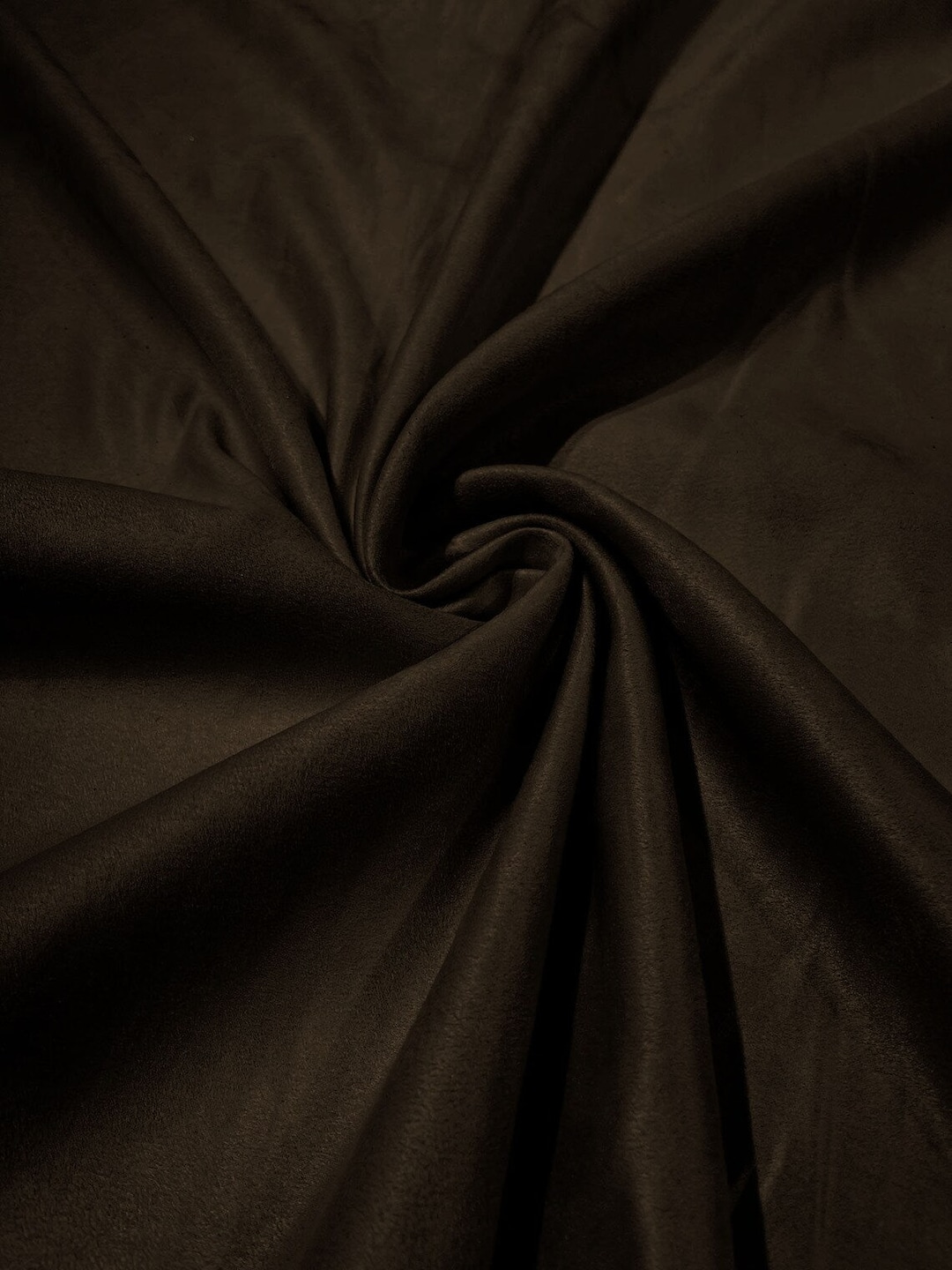 58" Faux Micro Suede Fabric - Dark Chocolate - Polyester Micro Suede ...