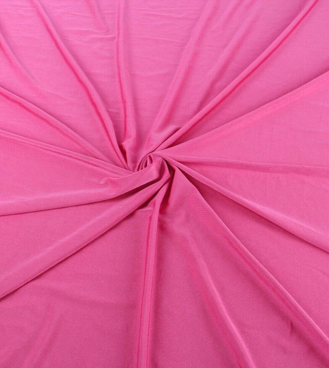 Hot Pink Shiny Milliskin Nylon Spandex Fabric 4 Way Stretch Prom-gown ...