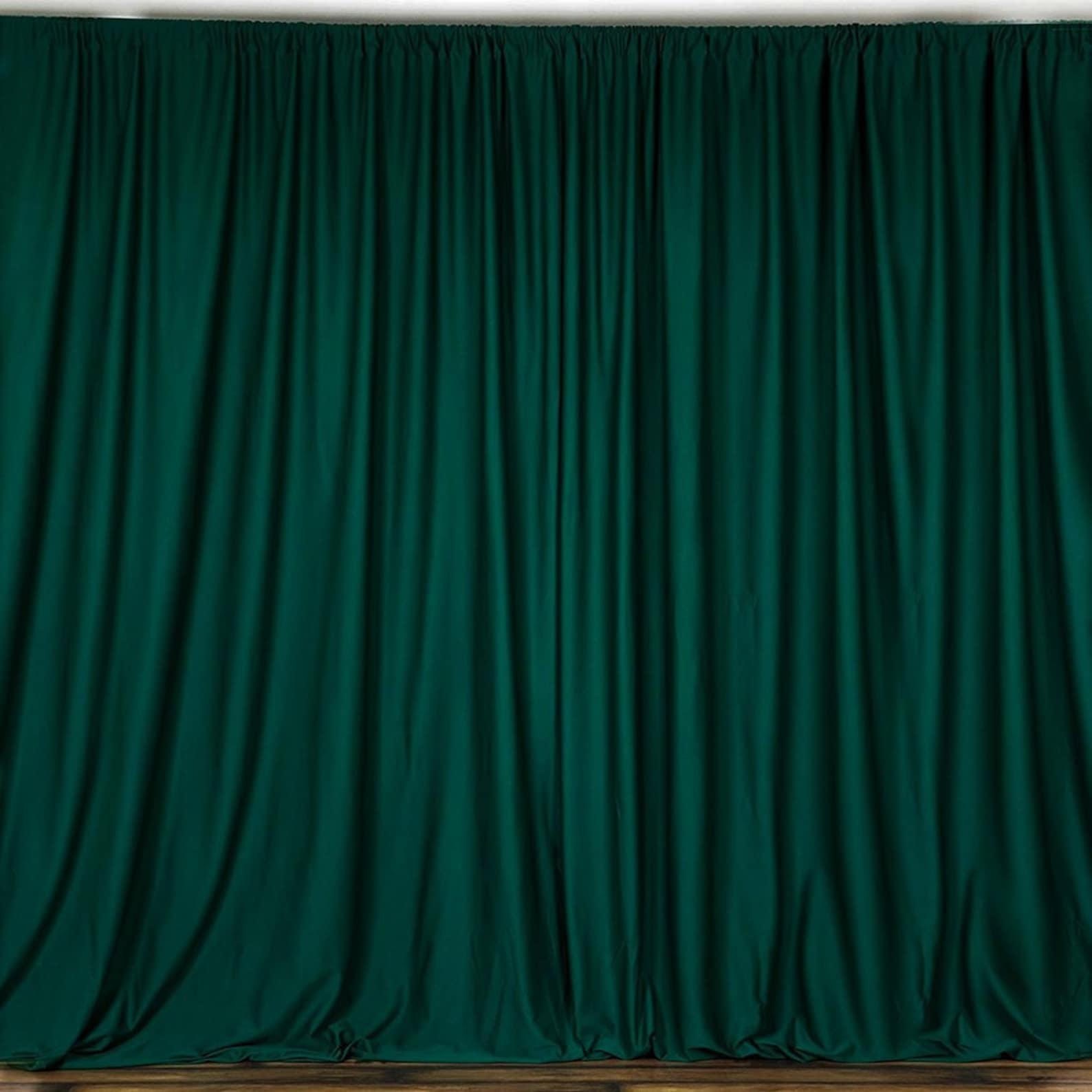 Hunter Green 10 Ft Wide 1 PANEL Curtain Polyester Backdrop - Etsy