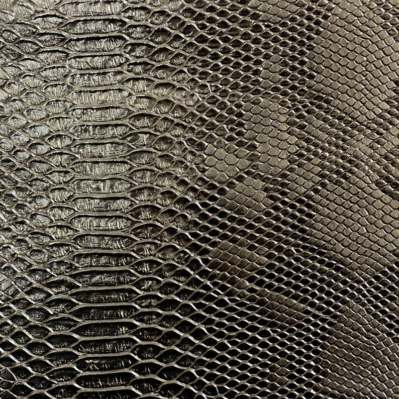 Black Faux Viper Snake Skin Vinyl-faux Leather-3d Scales-sold | Etsy