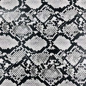 White/black Snake Skin Embossed Vinyl - Python Snake Upholstery ...