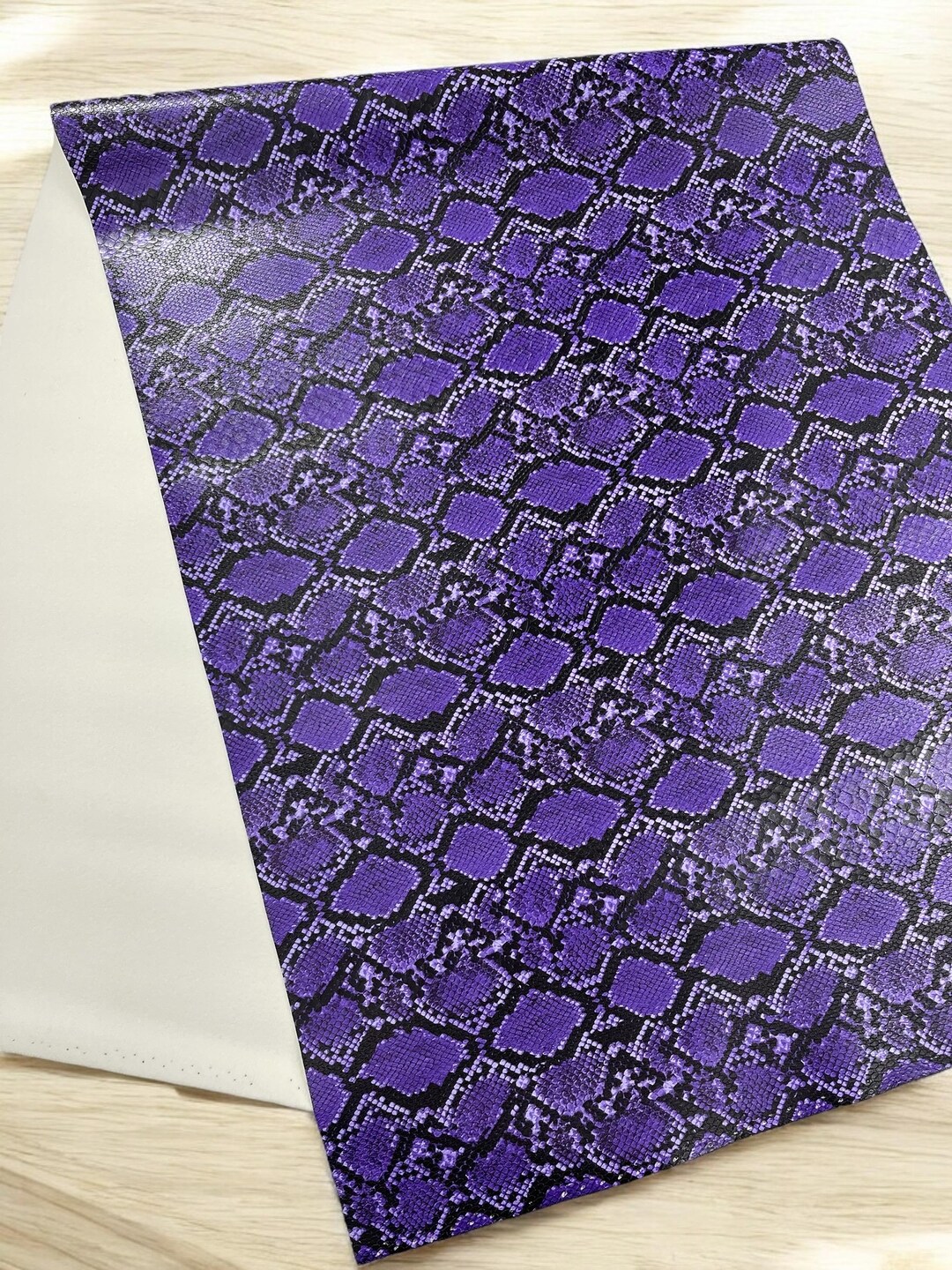 Purple Snake Skin Embossed Vinyl - Python Snake Upholstery Accessory ...