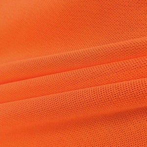 Orange Power Mesh Fabric 60" Wide, Sold by the Yard ( Many Colors ...