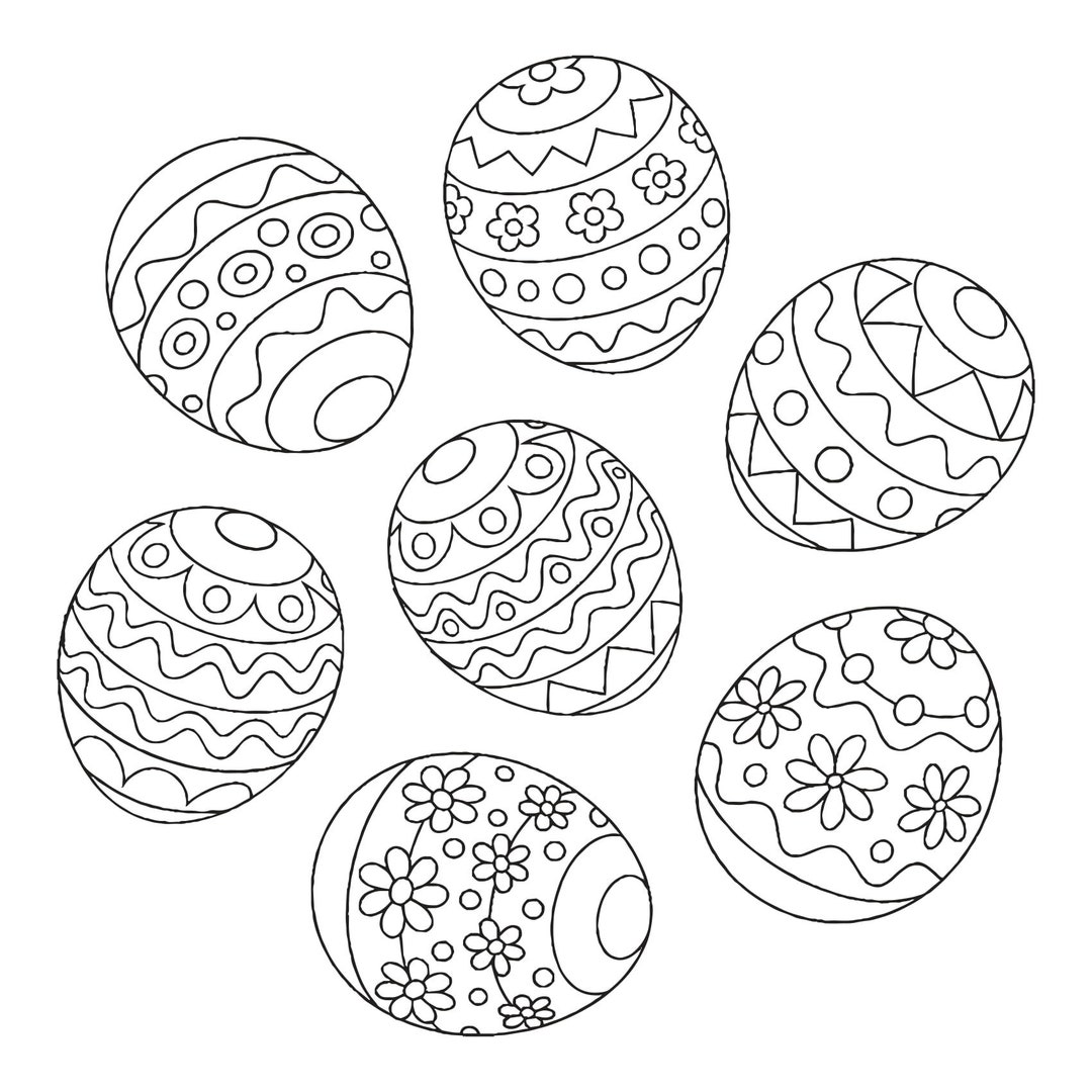 Easter Coloring Book for Kids - 30 Ct. - Etsy