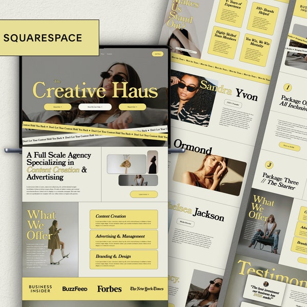 Squarespace Photographer Website, Minimalistic Wedding Photographer Website, Premium Squarespace ...