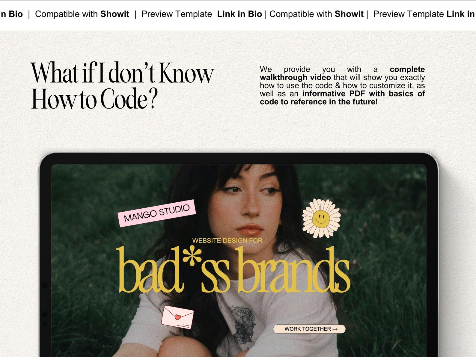 Showit Code Snippet, Bouncing Image Animation for Showit, Showit Add-on, Bouncing Image Code for ...