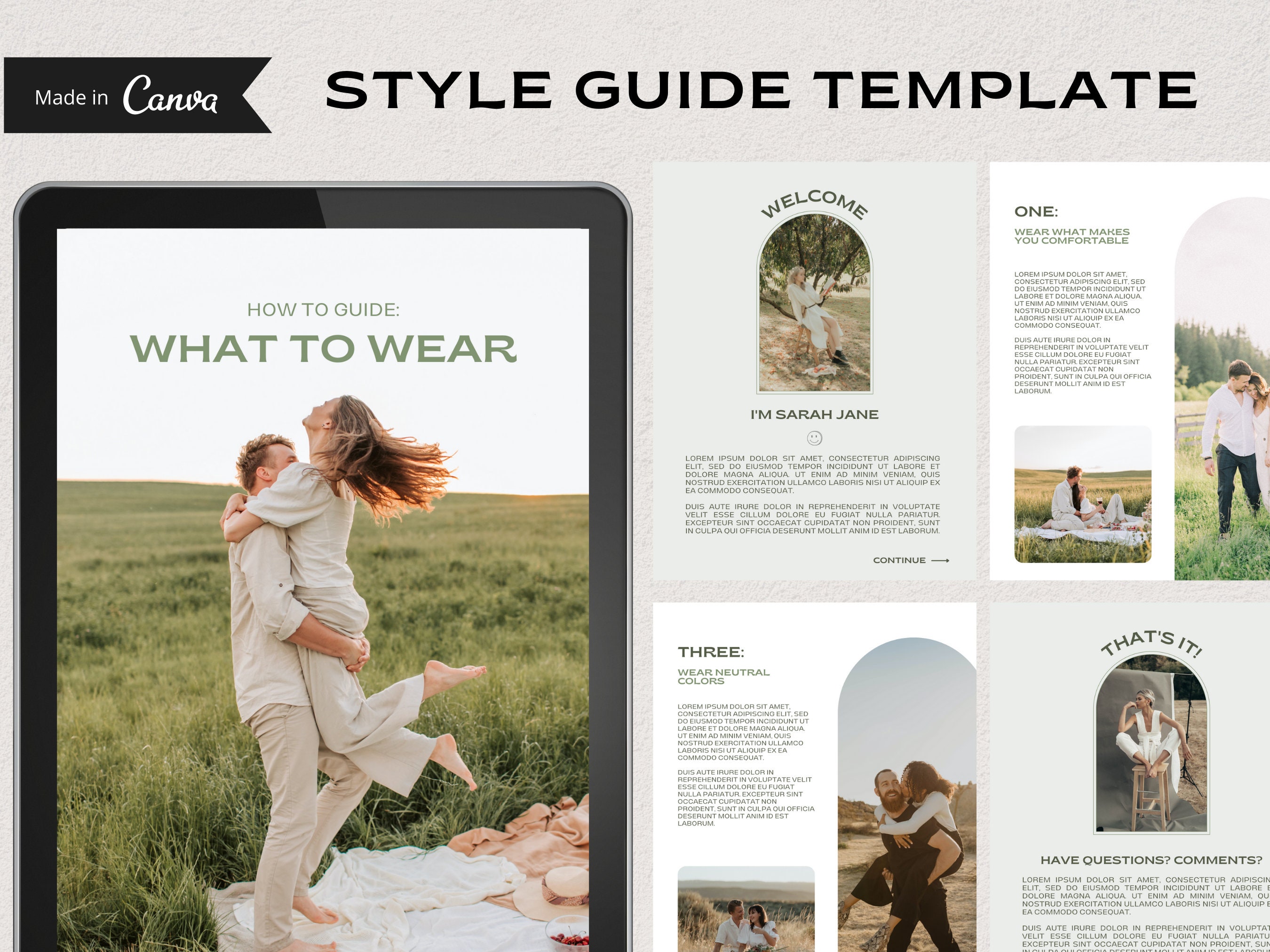 Client Welcome Guide Magazine Canva Template for Wedding Photographers ...