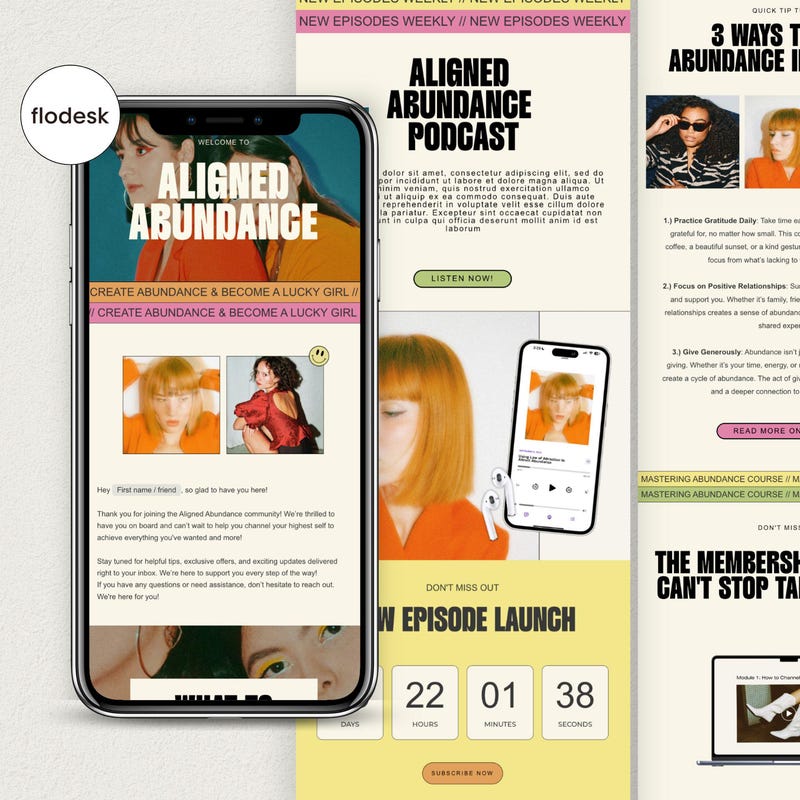 Freebie Template Bold Design - Etsy