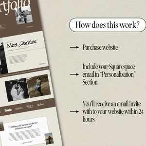 Squarespace Photographer Website Template, Wedding Photographer Website ...