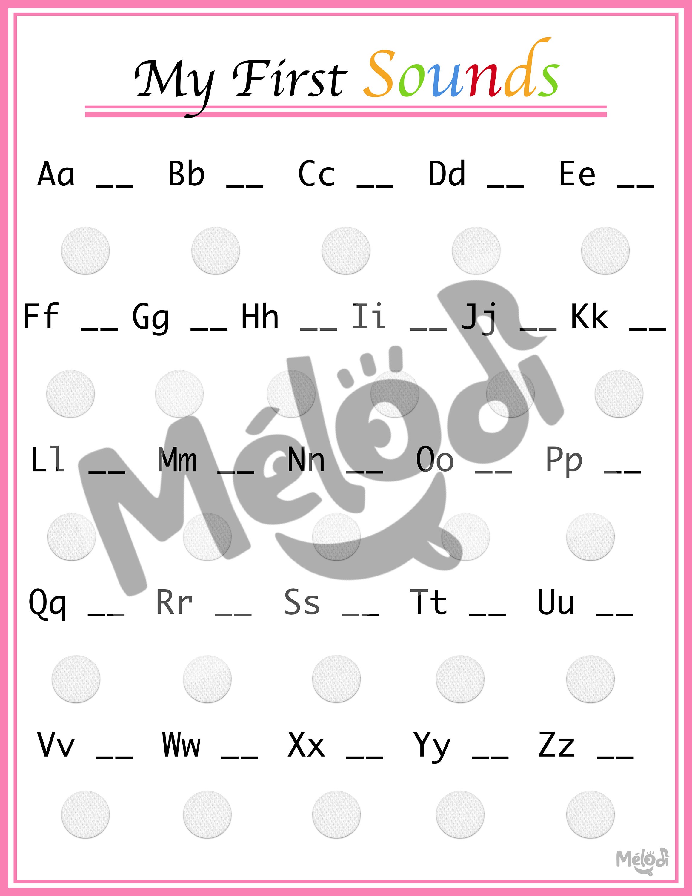 Beginning Sounds and Letters, Printable Alphabet, Preschool Curriculum ...