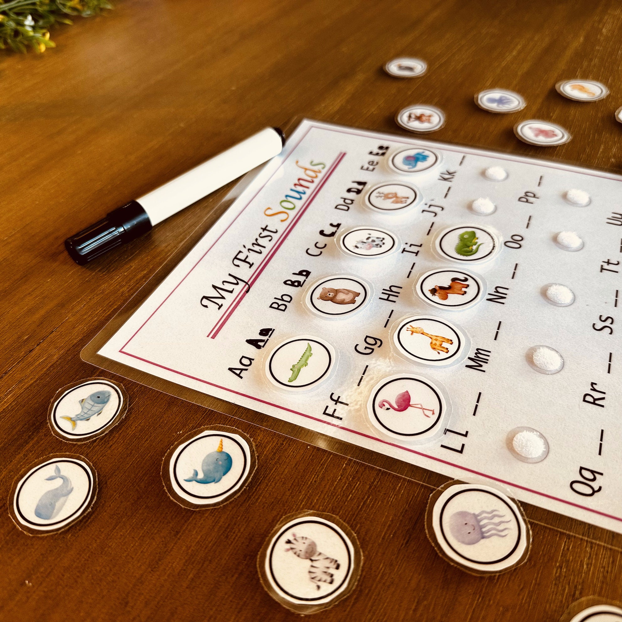 Beginning Sounds and Letters, Printable Alphabet, Preschool Curriculum ...