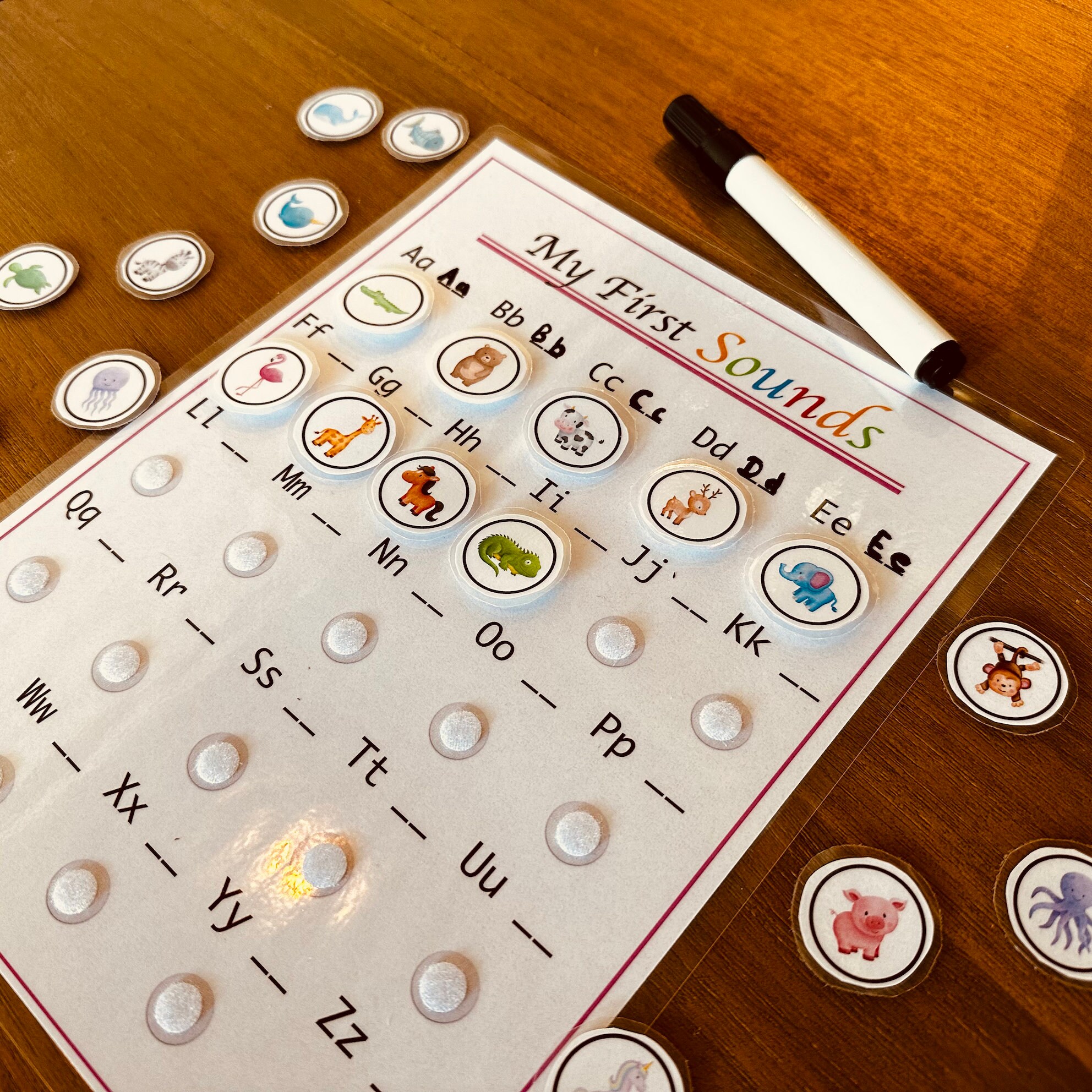 Beginning Sounds and Letters, Printable Alphabet, Preschool Curriculum ...