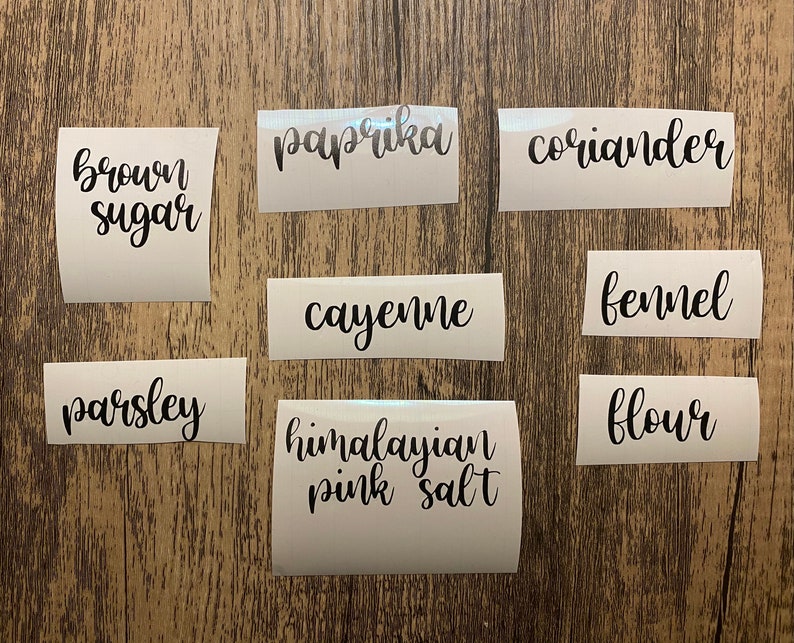 Custom Spice Labels - Etsy