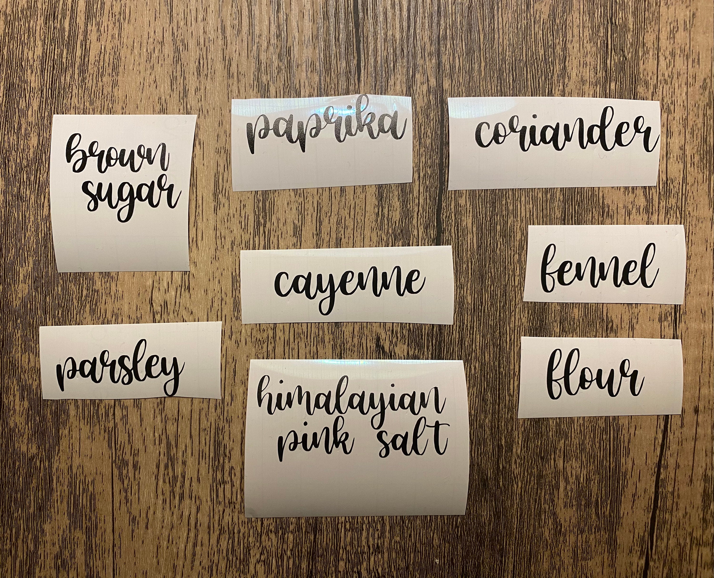 Custom Spice Labels - Etsy