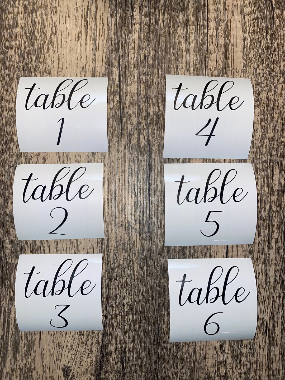 Custom Table Labels - Etsy