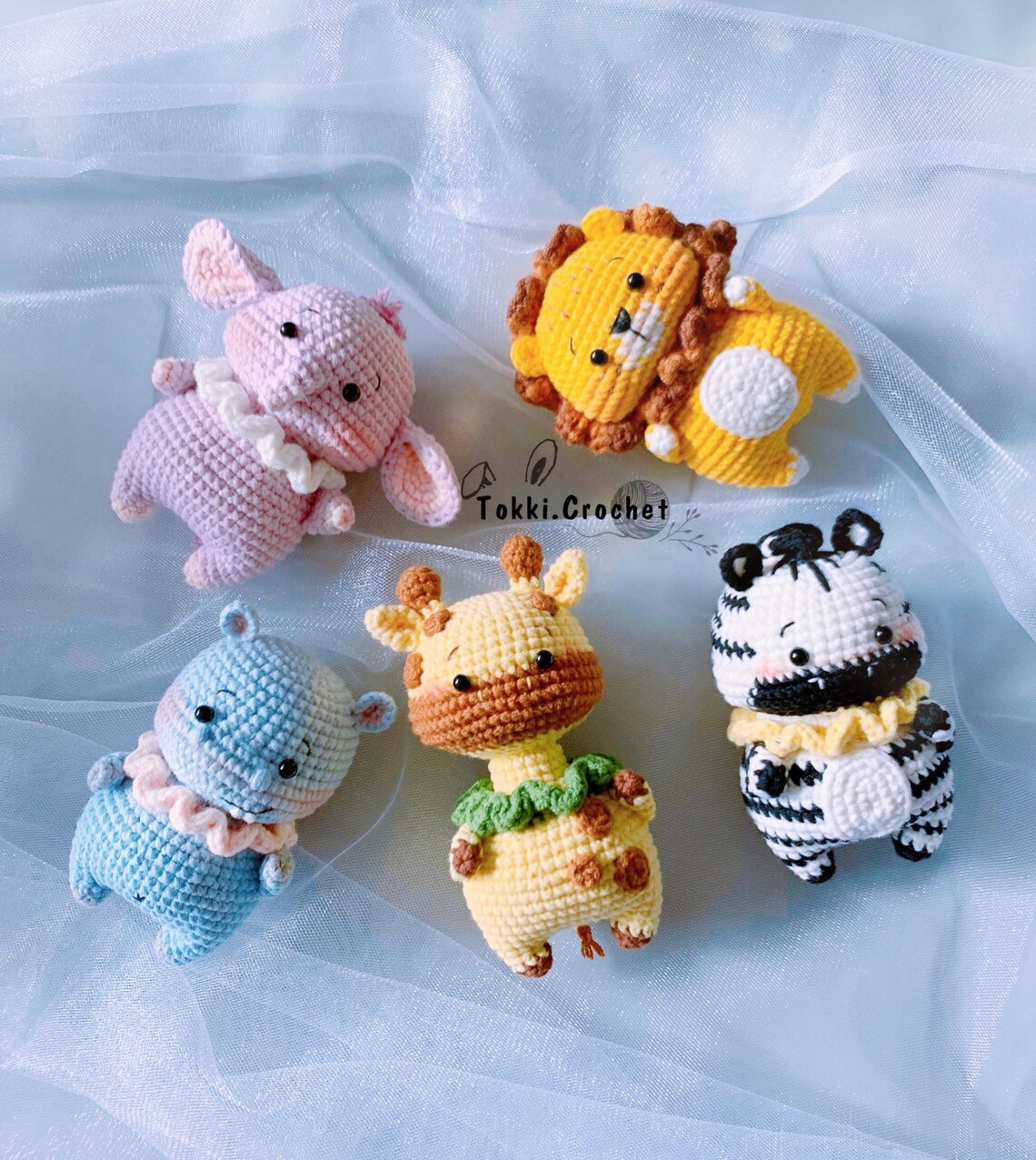 Crochet Zoo Animals PATTERN: 5-in-1 Amigurumi (pdf/english) - Etsy