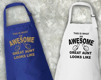 Best Aunt Apron - Etsy