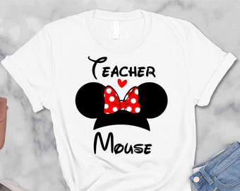 Minnie Teacher Shirt - Etsy