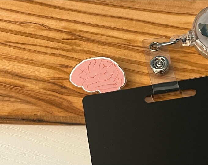 Brain Badge Buddy Topper - ID Badge Accessories - Radiology Gift ...