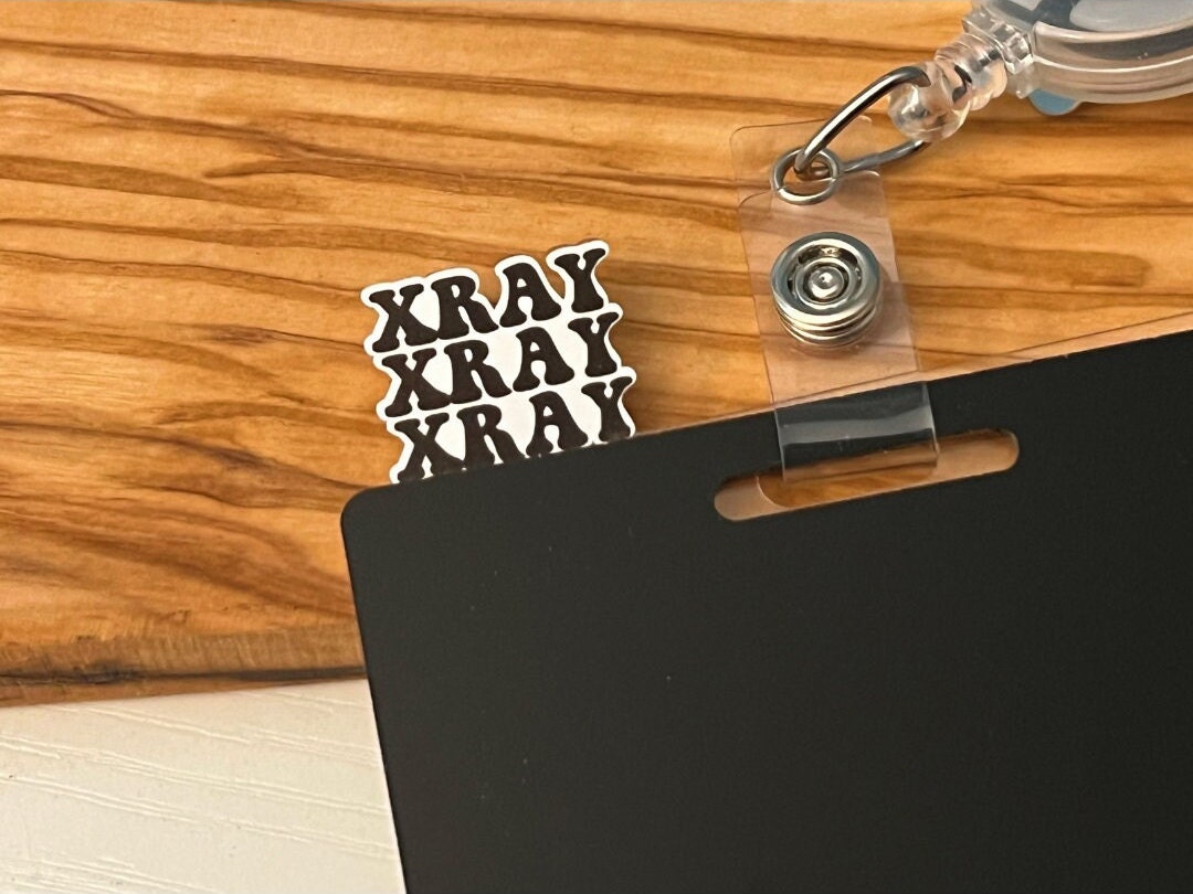 Xray Badge Buddy Topper - ID Badge Accessories - Radiology Gift - Nurse ...